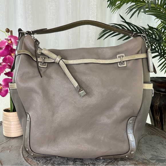 Coach | Bags | Coach Pinnacle Allie Leather Hobo Shoulder Bag 8665 798 ...